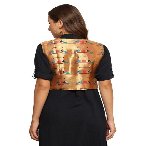 Double Peacock Paithani Jacket for Women – Kanira - Kanira Fashion